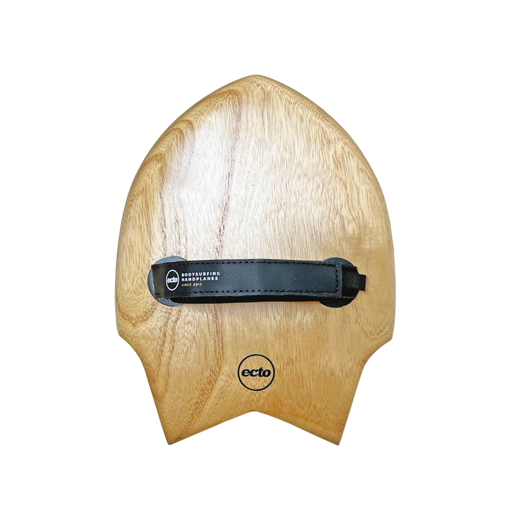 Bodysurfing Handplane - FLY Fish Wood 9" (Natural) | Ecto Bodysurfing ...